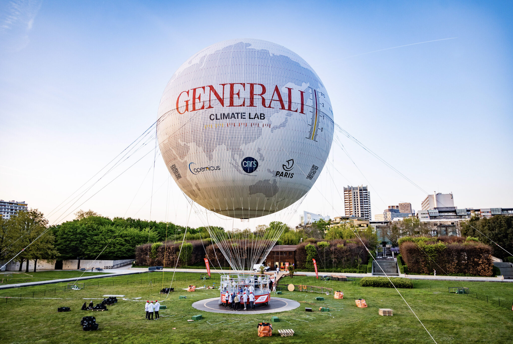 Ballon Generali de Paris – Vue sur Paris à 150 mètres d'altitude